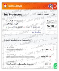 Cómo consultar saldo Cuenta Rut Banco Estado 2026